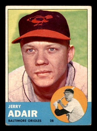 1963 Topps Baseball #488 Jerry Adair VG *e2 | eBay