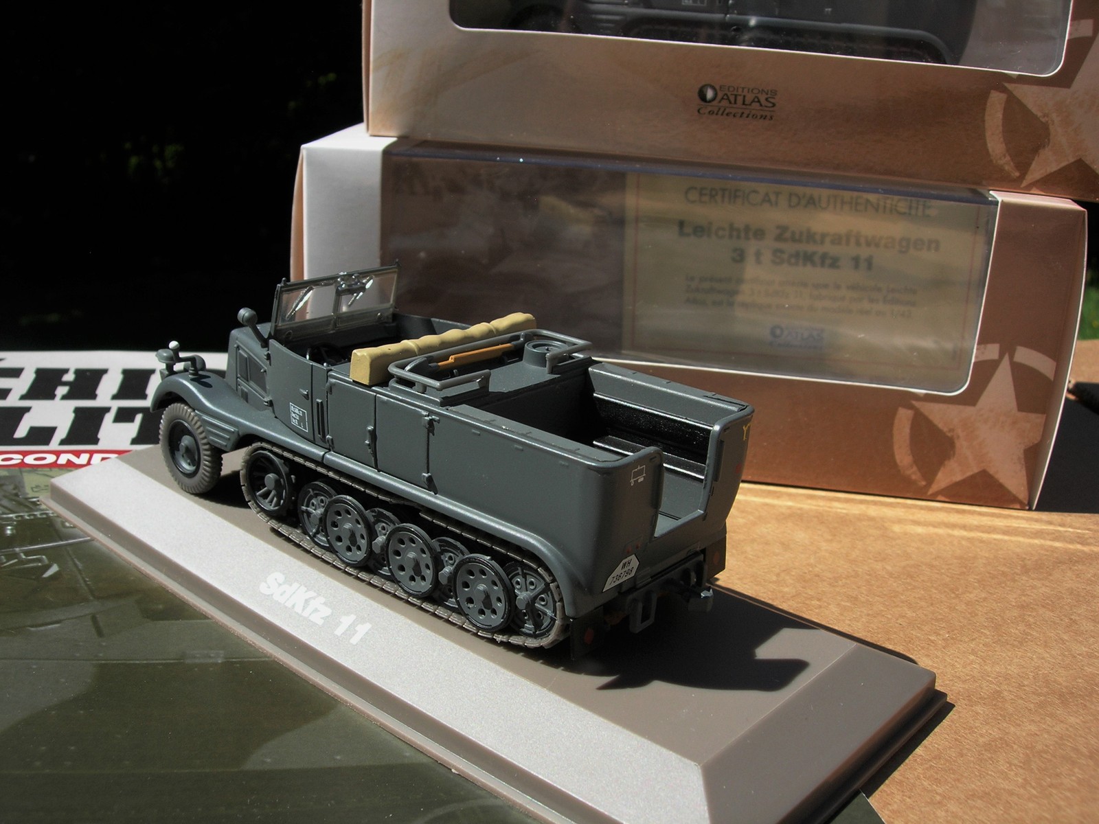 IXO TANK 1/43 CAMION MILITAIRE TRACTEUR LEGER Sd.Kfz.11 Light 3 ton ...