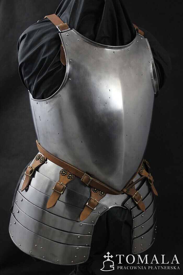 Medieval Knight Cuirass w Tassets Armor Reenactment Halloween Christmas ...