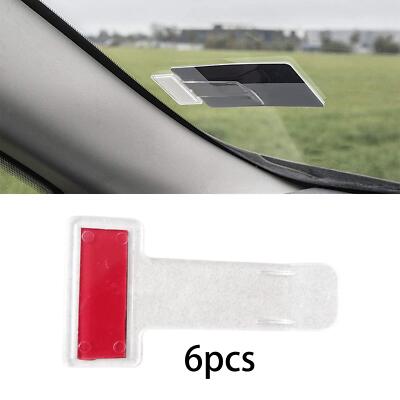 6Pcs Windscreen Window Parking Pass Permit Card Ticket Holder Clip ...