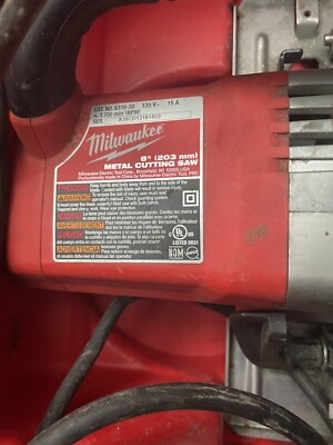 Milwaukee Electric Tools 6370-21 Milwaukee 8 In. Metal Cutting Circular ...