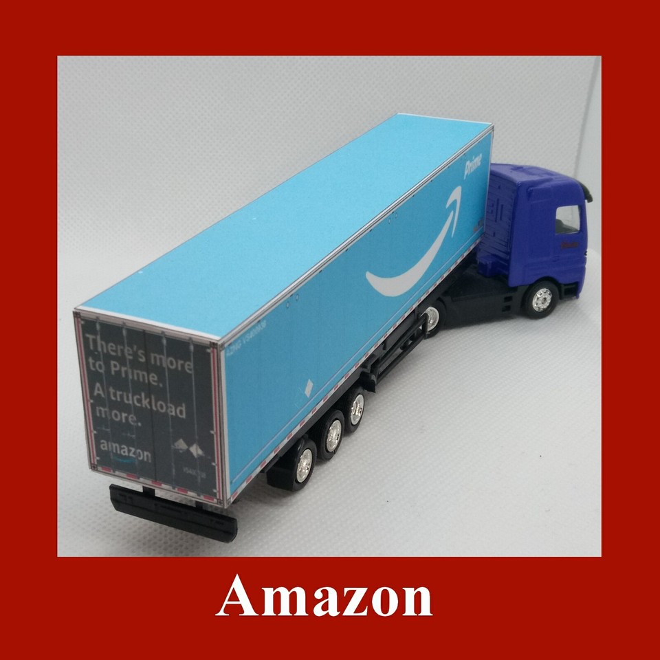 Amazon Prime Collection Model Rail Freight Shipping Containers x 4 HO ...
