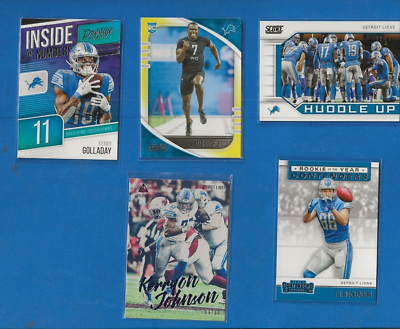9 different Detroit Lions insert cards! | eBay