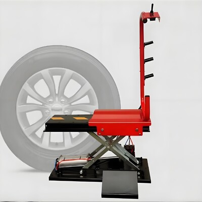 Pneumatic Tire Lift Wheel Balancer Tire Elevator Lift Machine 165lb ...