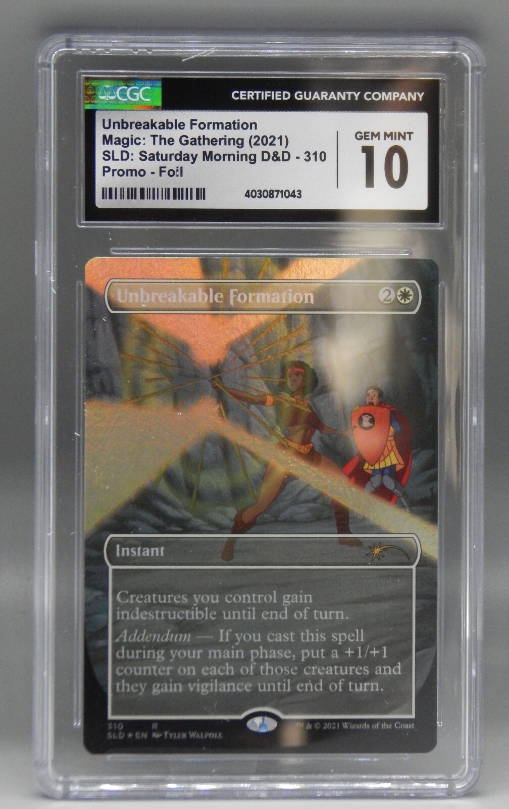CGC 10 MTG card UNBREAKABLE FORMATION Diana MAGIC THE GATHERING promo D ...