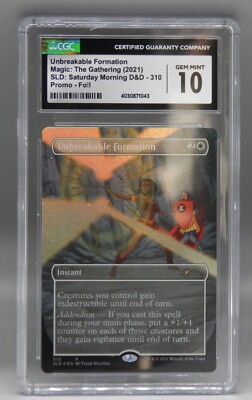 CGC 10 MTG card UNBREAKABLE FORMATION Diana MAGIC THE GATHERING promo D ...