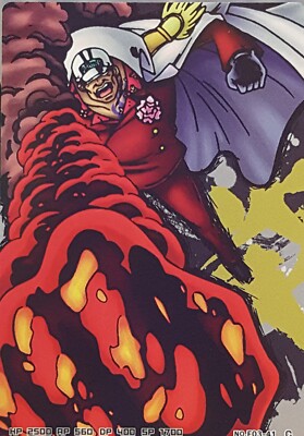 One Piece AR carddass Formation P03 Card HK Ver Common Akainu Sakazuki ...