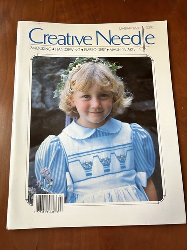 Creative Needle Magazine Smocking Handsewing Embroidery March April ...