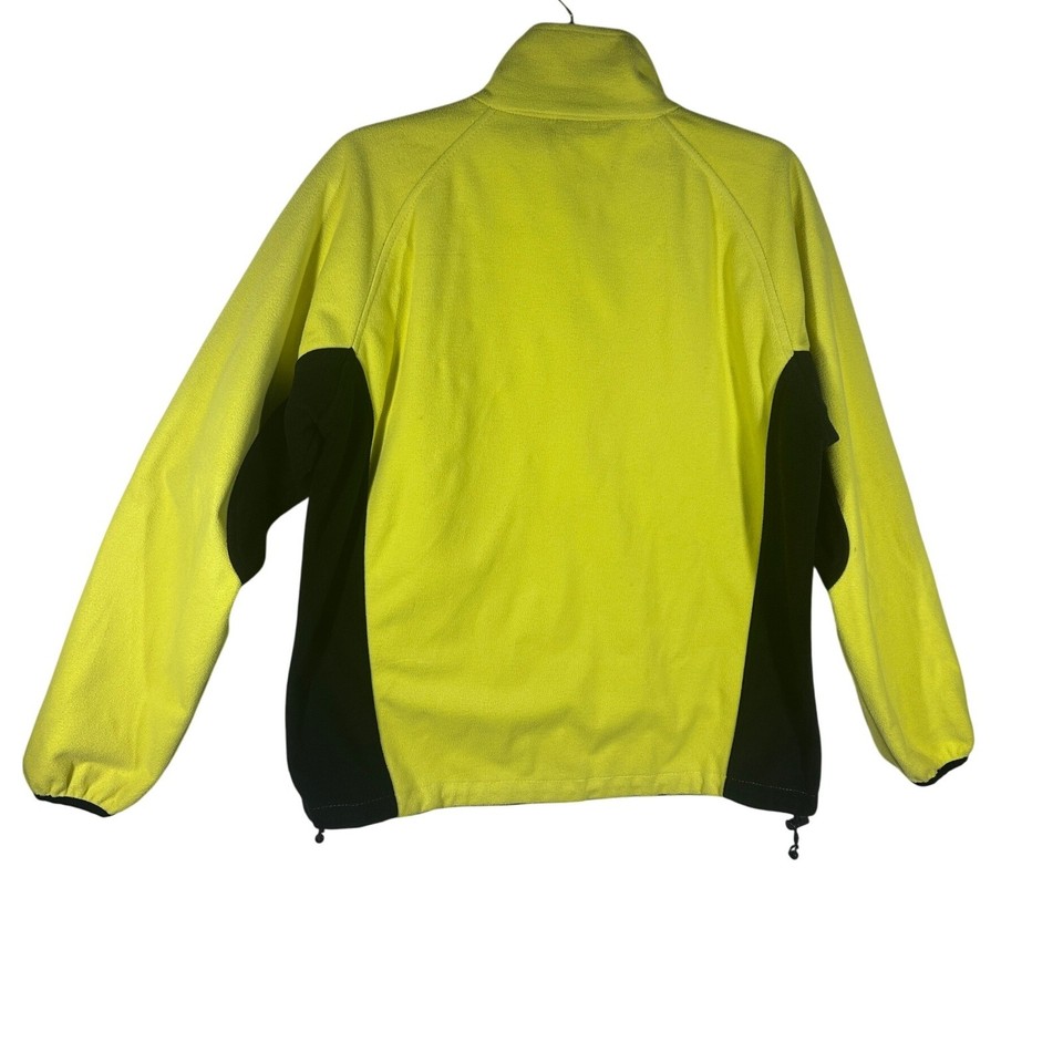 The North Face Summit Series Fleece Jacket Neon Yellow Black Full Zip ...