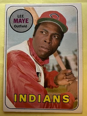 1969 Topps #595 Lee Maye Cleveland Indians EX - FREE SHIPPING | eBay