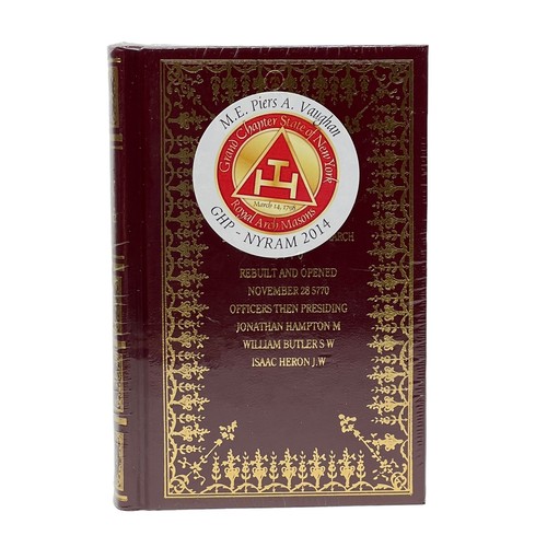 Holy Bible Royal Arch Masons Grand Chapter State of New York GHP ...