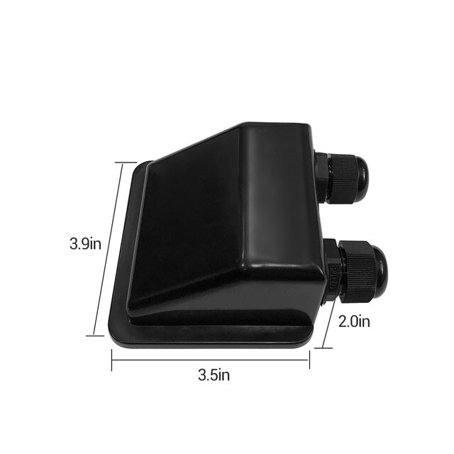 Renogy Solar Panel Cable Entry Gland Housing Mount for RV Boats ...