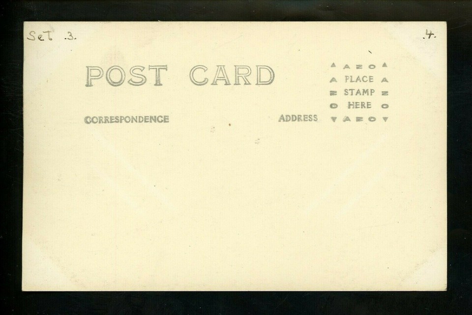 Military real photo postcard RPPC US Navy Ships Moser Deck Guns Set 3 ...