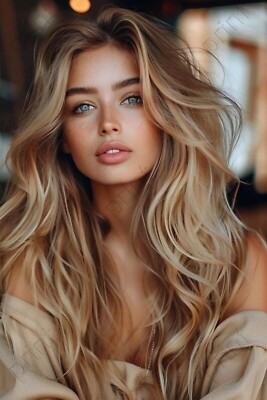 Blonde Girl Model Photo Risque 4x6 Art Print A12379 | eBay