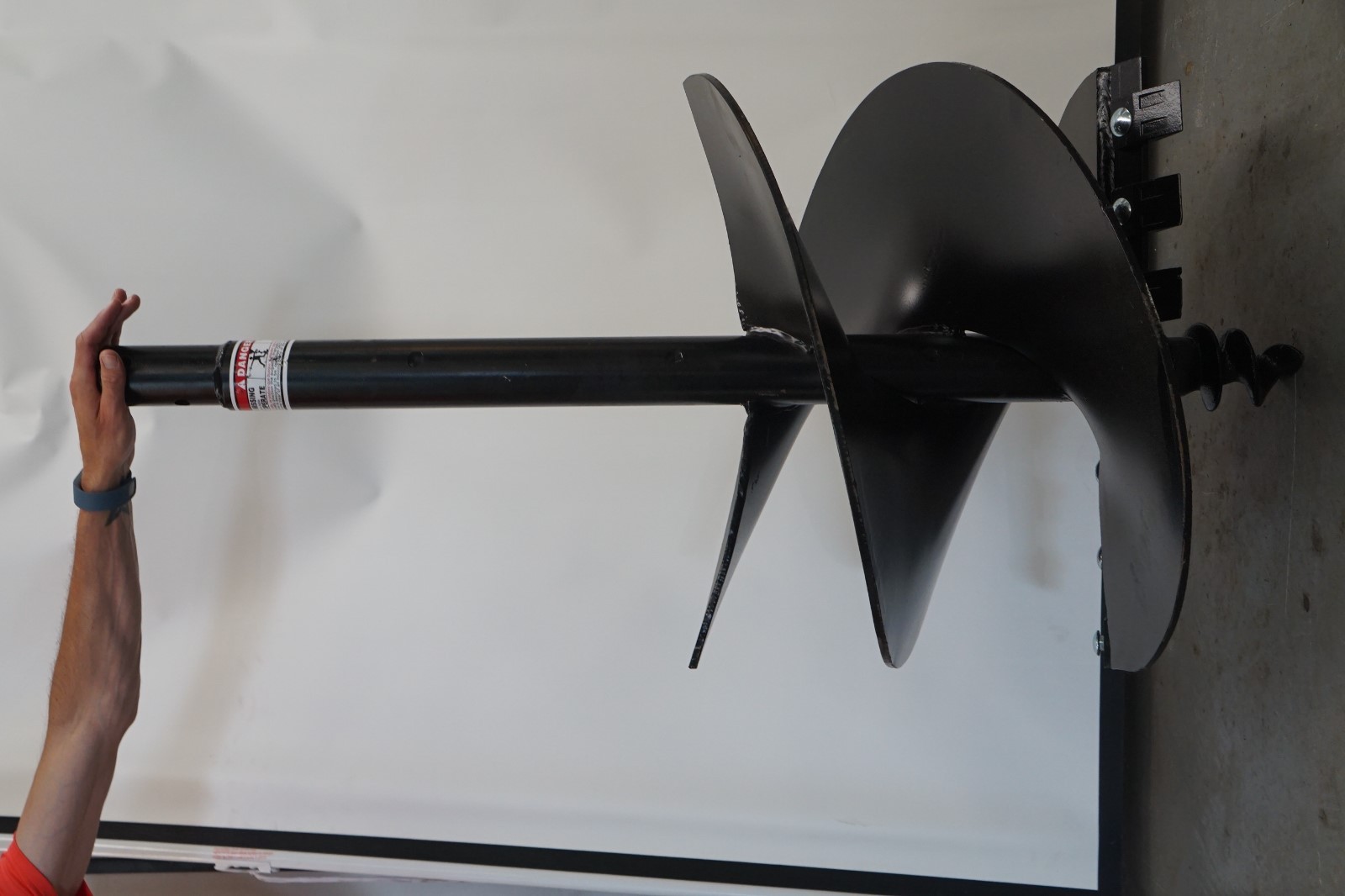 24" Auger Bit. , Heavy Duty 24" Diameter for 2" round gear box shafts ...