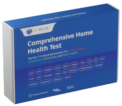 Dr. Miltie Comprehensive At-Home Blood Test Kit Powered by SiPhox-17 ...