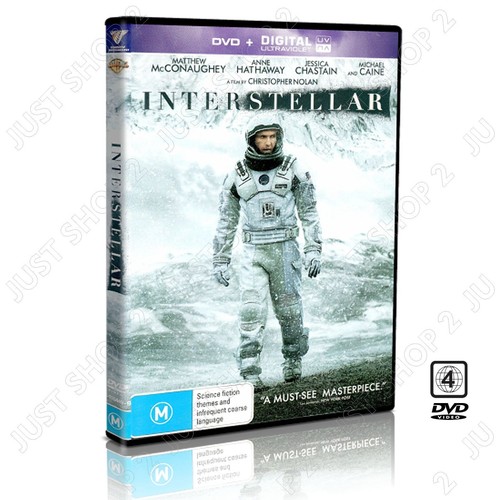 Interstellar DVD : Matthew McConaughey / Anne Hathaway : Space Movie : Brand New 9398711544991 ...