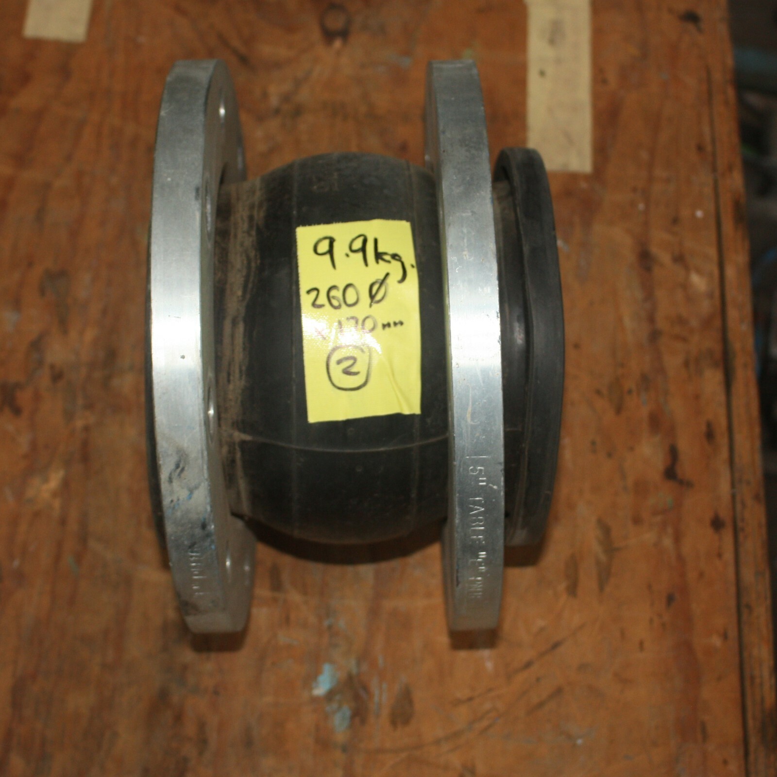 Dura 5 Inch 125mm DN125 Rubber Bellow Expansion Joint Vibration ...