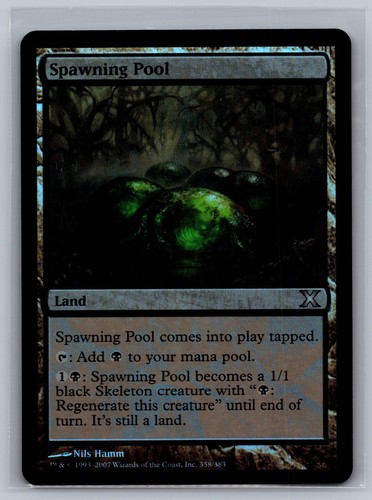 Magic The Gathering Tenth Edition Spawning Pool #358/383 Foil MTG TCG CCG 10th | eBay