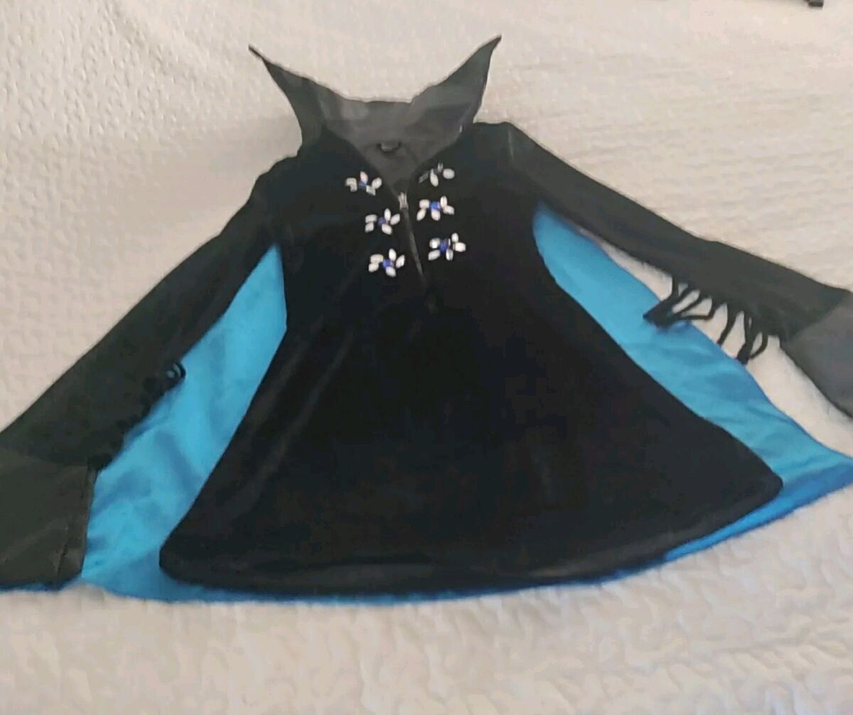 High Collar Cape Costume Navy Collar Neck Cape Cloak Wool Irish