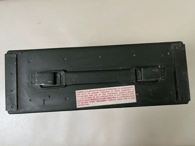 U.S. Military Ammo Metal Box 200 Cartridges 7.62mm LC-91A 123-014 M82 ...