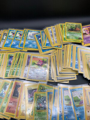 1000 OLD VINTAGE POKEMON CARDS Pokemon Original Sets Lot WOTC 1999-2003 ...