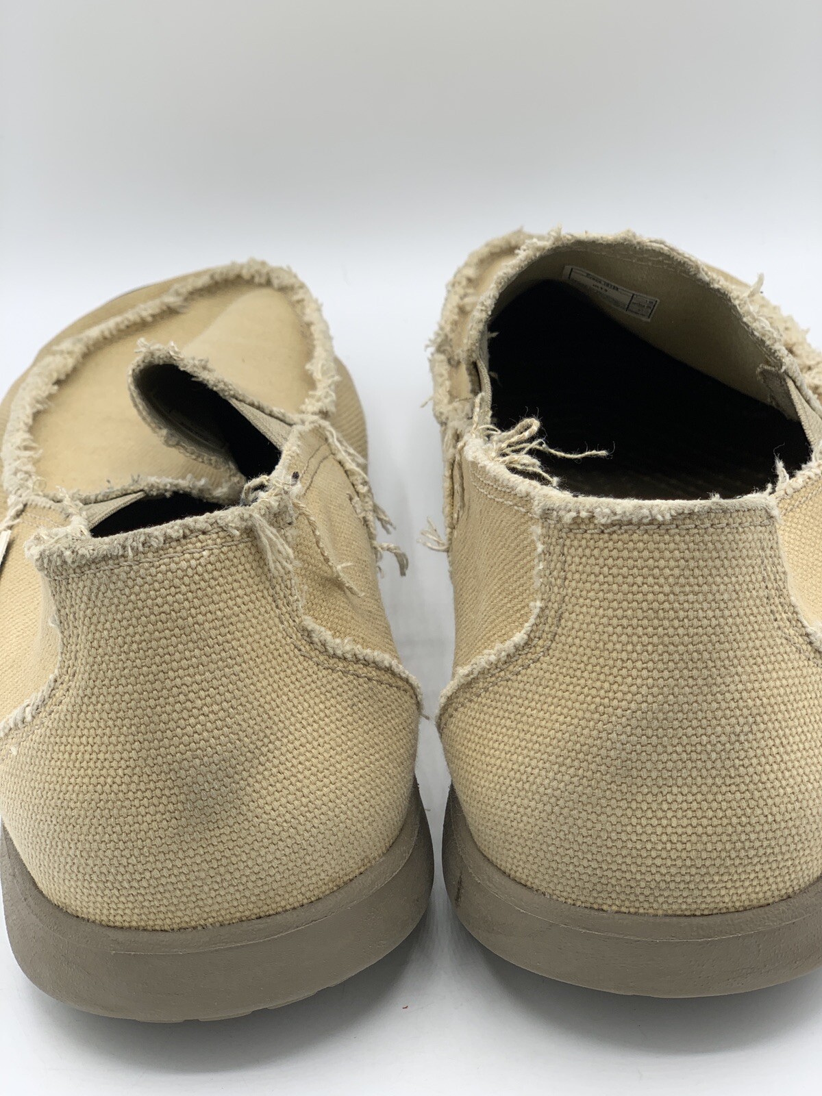 Crocs Men’s Santa Cruz Slip-On Canvas Lightweight Loa… - Gem