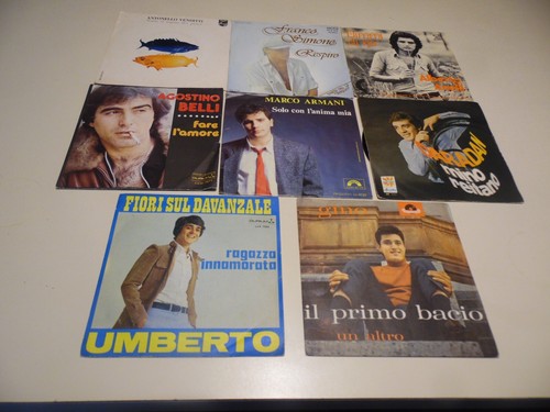 Eight Italian Music 45rpm Records | eBay