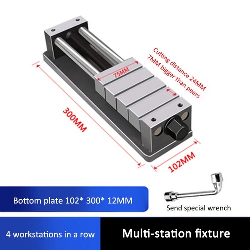Multi-station Copper Male Fixture Flat Jaw Machining Centre High ...