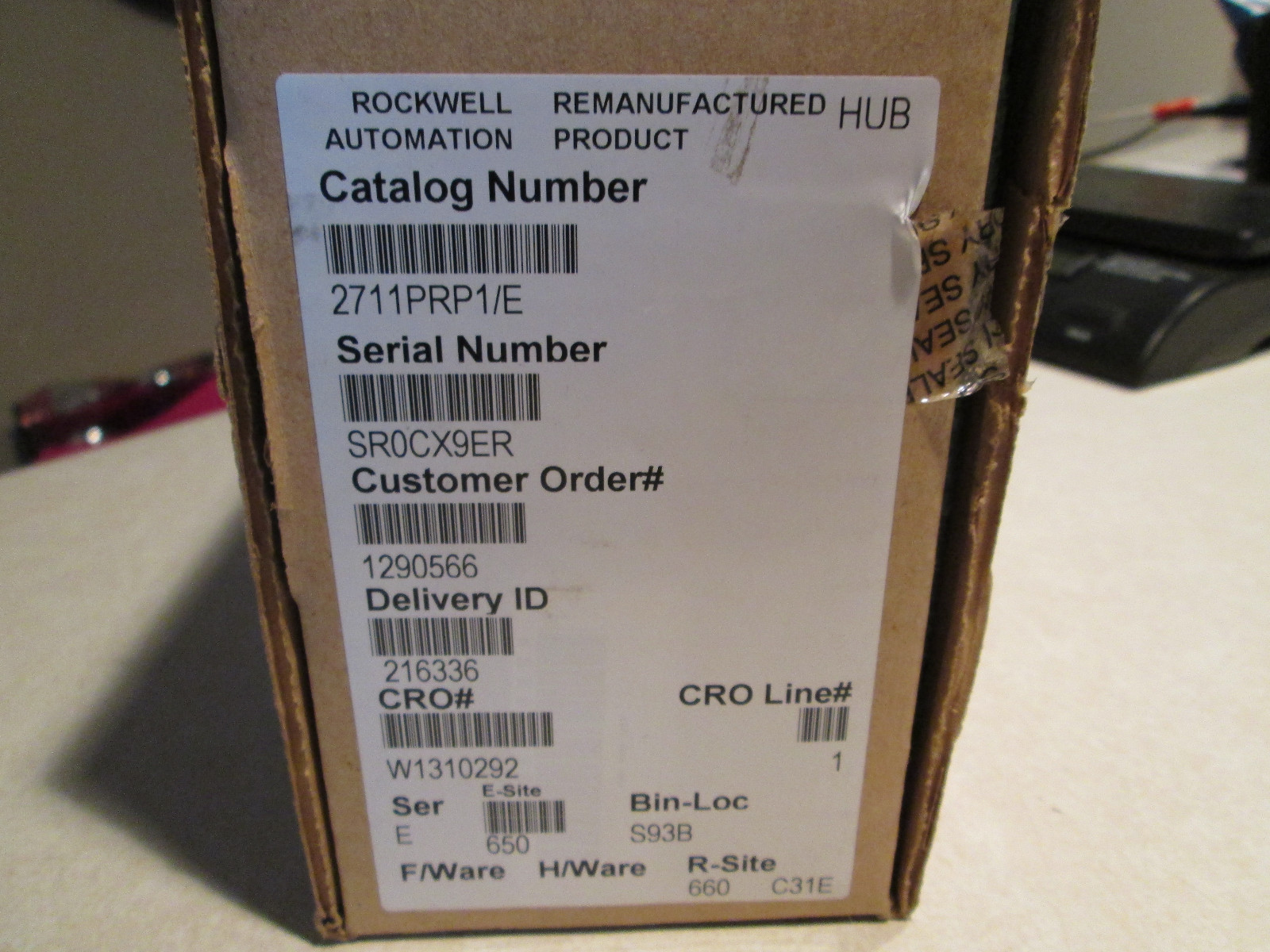Allen Bradley Panelview Plus Logic Module 2711P-RP1 Ser F 2711P-RW1 Ser ...