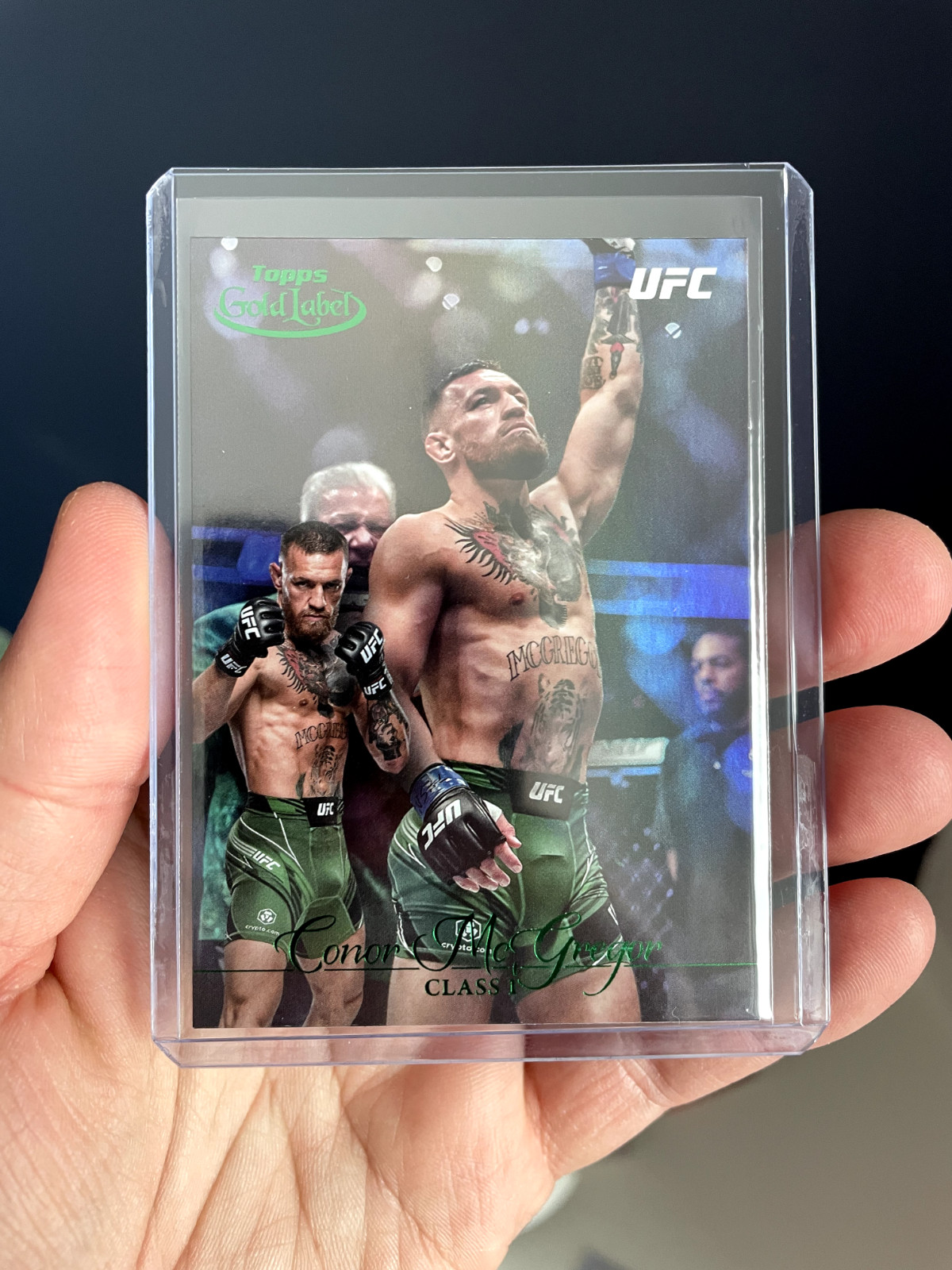 Conor McGregor 2024 Topps Gold Label UFC #53 Class 1 - Green Price ...