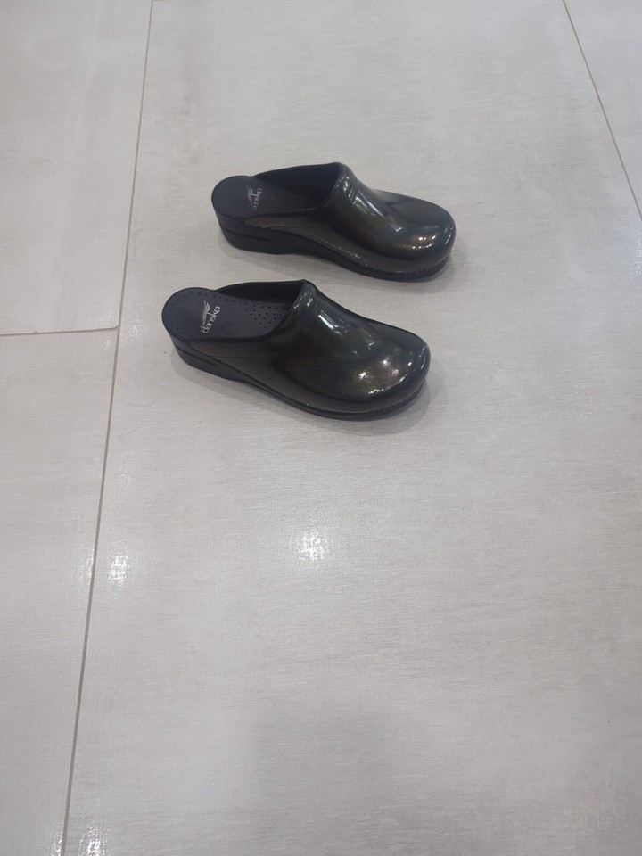 Dansko Black Prism Sparkle Clogs SIZE 41 New NO BOX Ships Free ...