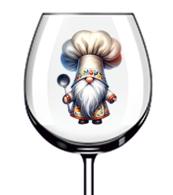 12x Chef Gnome Gonk Kitchen Shop Wine Glass Bottle Tumbler Vinyl ...