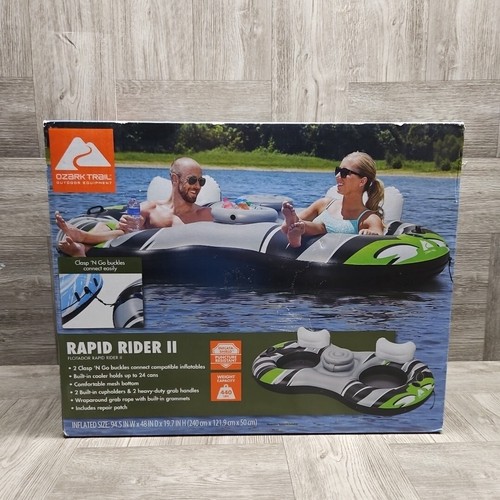 Ozark Trail Rapid Rider 2,Two Person River, Lake or Pool Tube/Float W ...