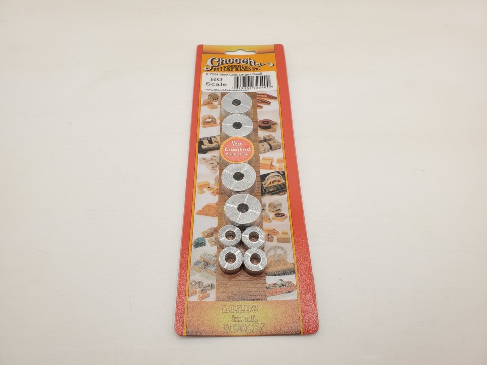 Chooch Enterprises #7254 HO Scale Steel Coils Large / Small for Scenery ...