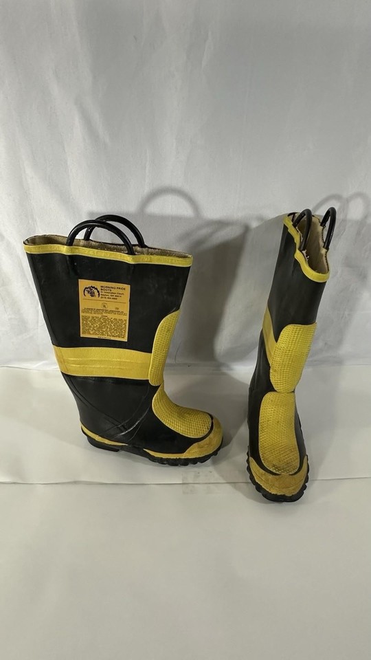 Morning Pride 6M 7W Wide Turnout Firefighter Boots USA Made | eBay