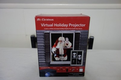 Mr. Christmas Virtual Holiday LED Projector 12 Movies Halloween Santa ...