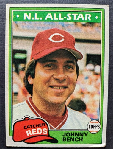 1981 Topps Johnny Bench #600 Cincinnati Reds HOF | eBay