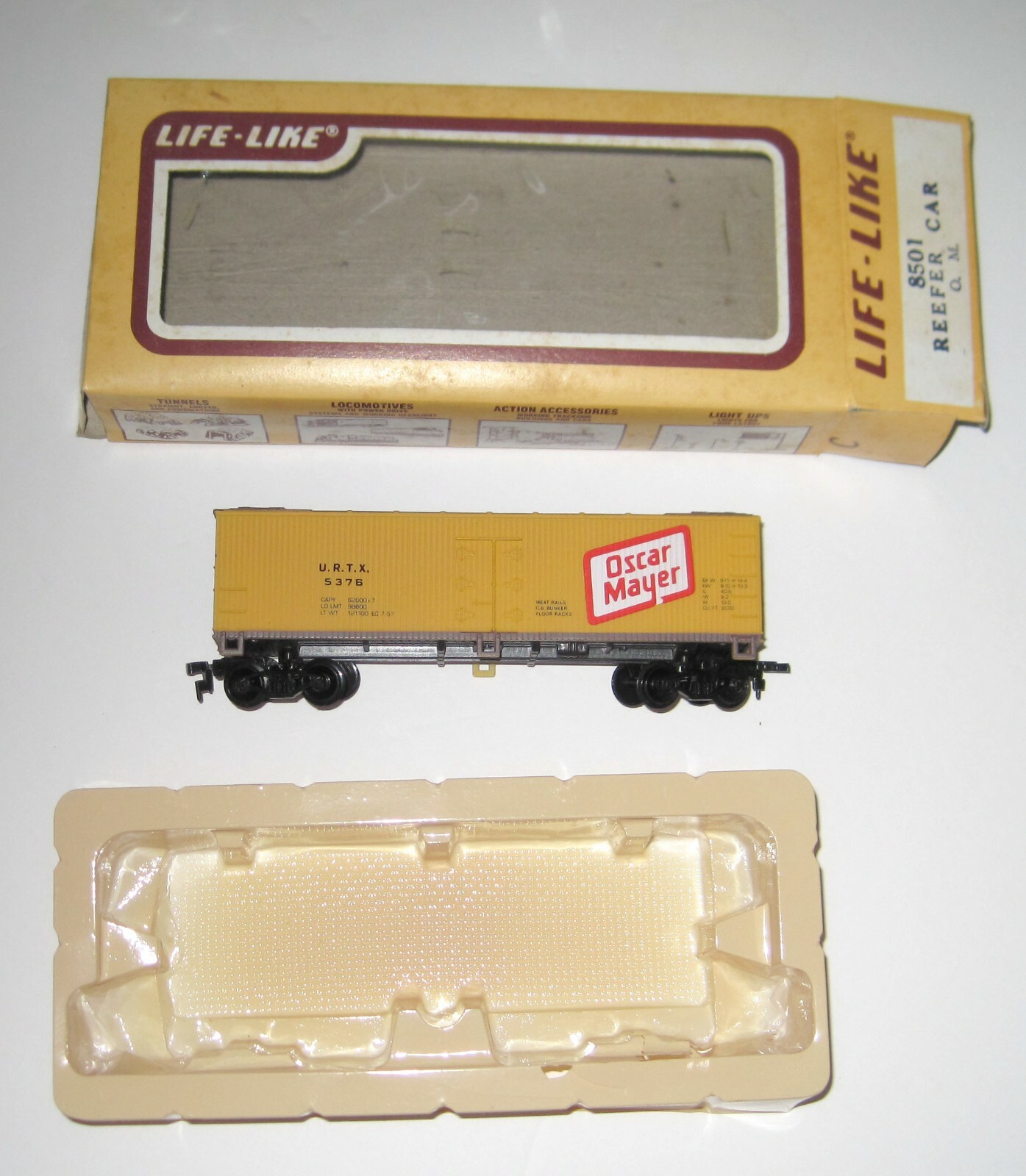 LIFE LIKE HO Scale Train Cars OSCAR MAYER / LINDE UNION CARBIDE | eBay