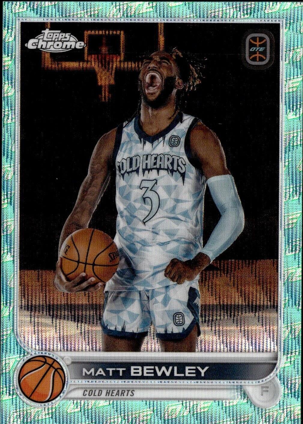 2022-23 Topps Chrome OTE Overtime Elite - Matt Bewley #75 Aqua ...