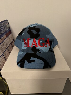 NWT! Limited Edition Donald Trump Blue Camo Cali-Fame Hat MAGA Cap Rare ...