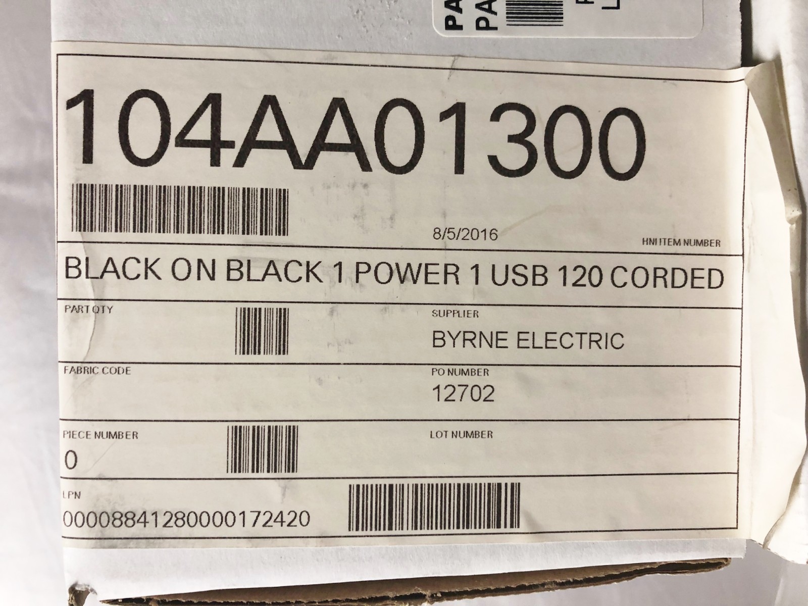 Byrne Node Black 1-Power 2-USB Corded Power Charging Station #9490 | eBay