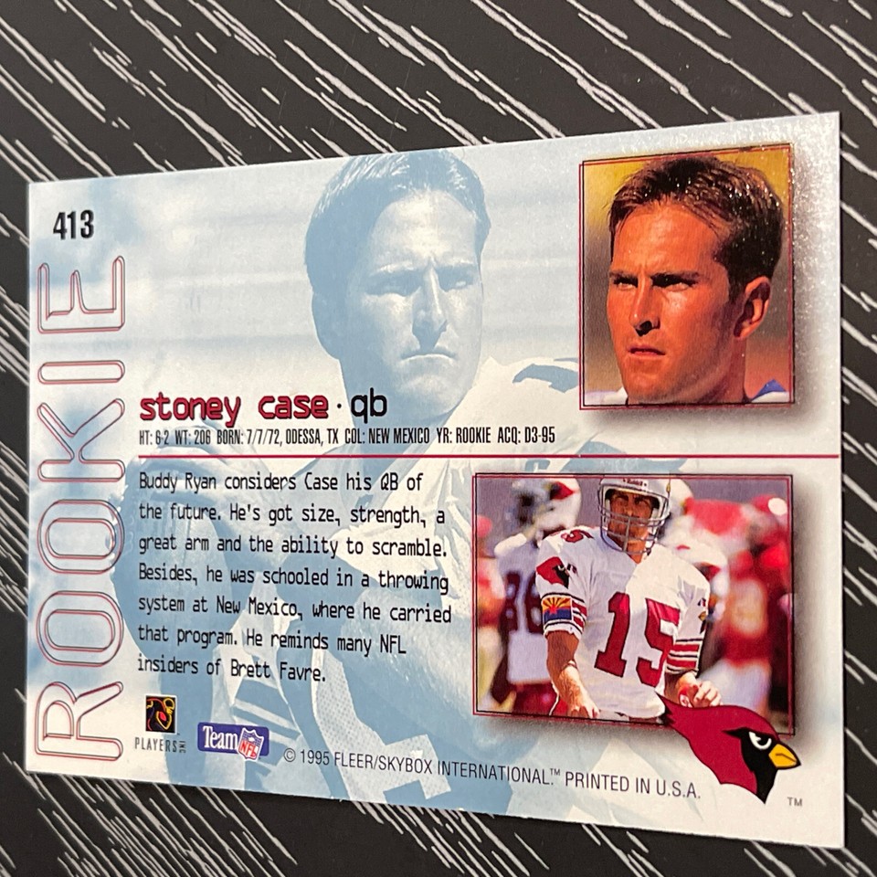 1995 Fleer Ultra Extra #413 Stoney Case Arizona Cardinals ROOKIE MT | eBay