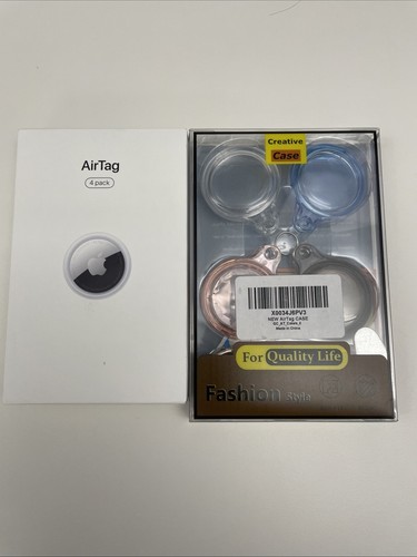 Apple AirTag White Air Tag (4 Pack) New 100% authentic Tracker MX542LL ...