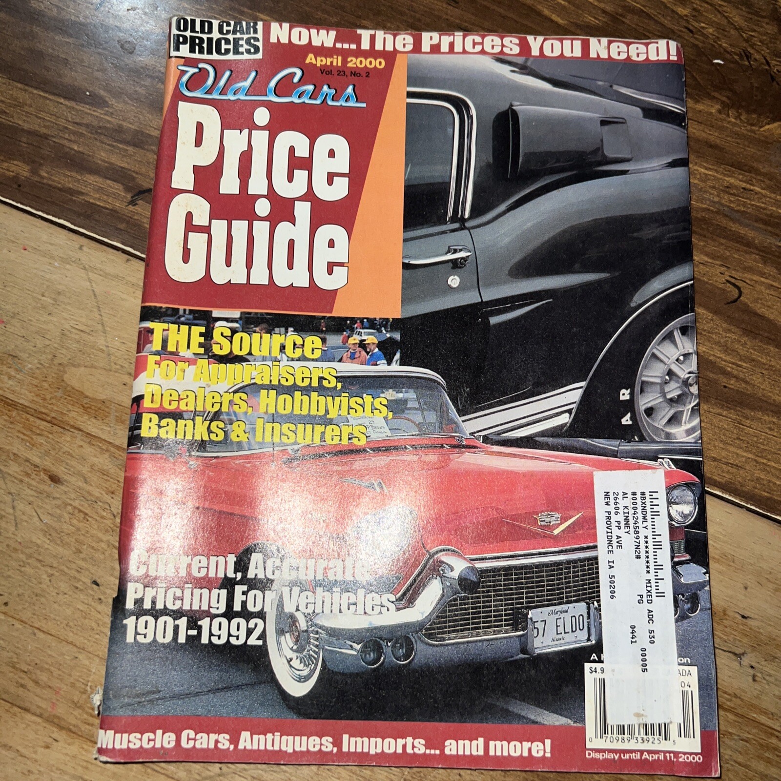 Old cars price guide magazine April 2 000 | eBay