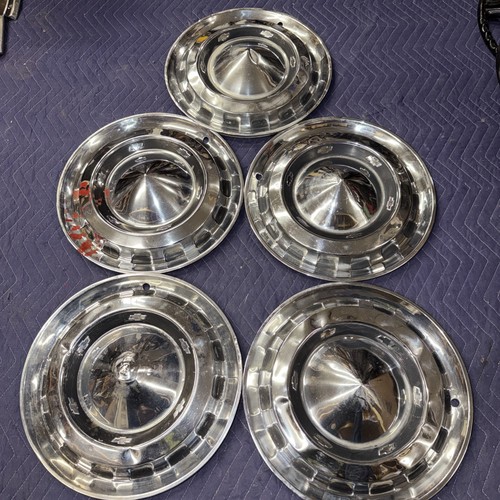 Vintage 1956 56 Chevrolet Chevy Bel Air 210 150 Wagon 15" Hub Caps ...