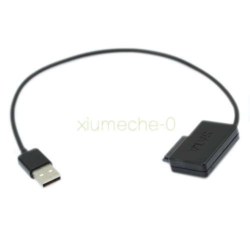 USB 2.0 to13Pin 7+6 Slimline SATA Laptop CD/DVD Rom Optical Adapter ...