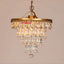 Vintage Grape Crystal Drop Chandelier Luxury Gold Silver Light Lamp ...