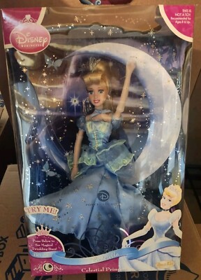 Disney Princess Porcelain Doll Brass Key Keepsakes Cinderella Celestial ...