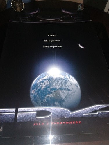 1996 ID4 Idenpendence Day Original Movie Poster 27x40 one sheet Wil ...